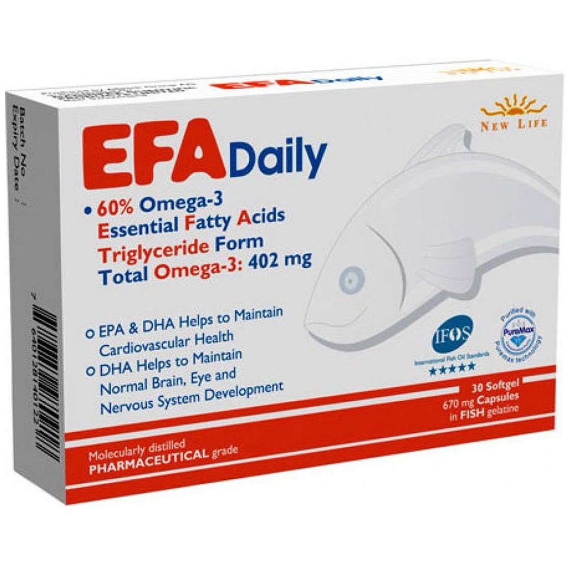 New Life Efa Daily 402 mg 30kapsül İndirimli Fiyatlar | Dermoailem.com