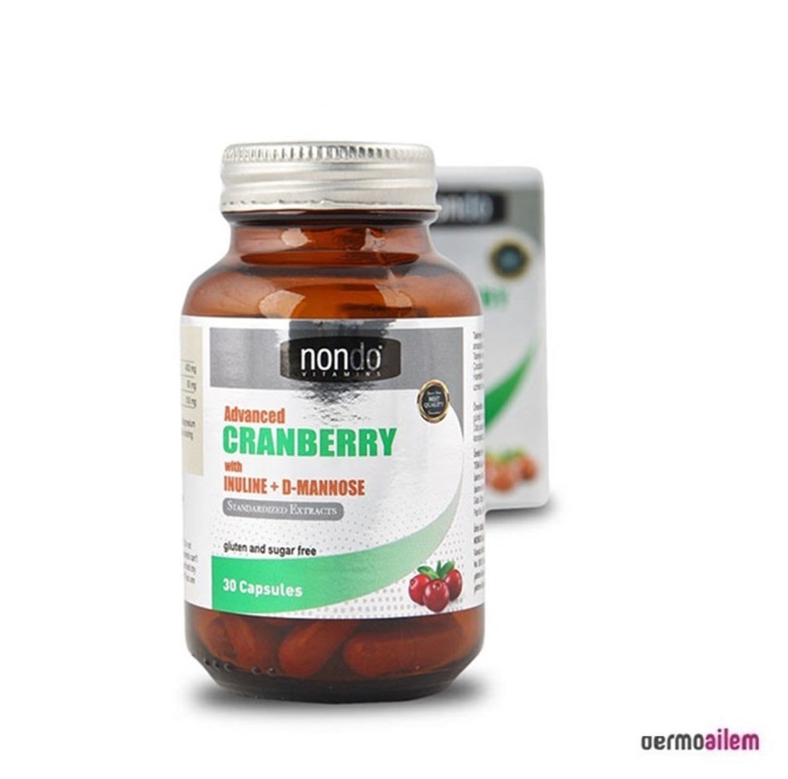 Nondo Cranberry 30 Kapsül Fiyatları İndirimli | Dermoailem.com