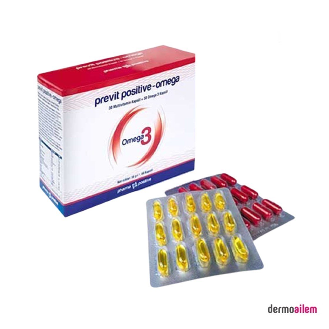 Previt Positive Omega 3 60 Kapsül Ürün ve Fiyatları | Dermoailem.com