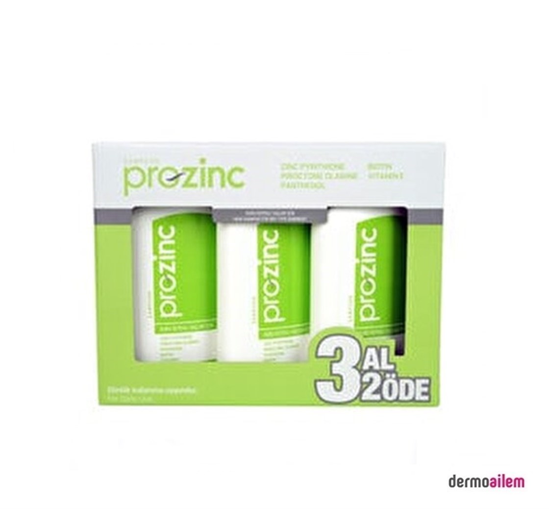 Prozinc Nemlendirici Şampuan Kuru Kepekli Saçlar İçin 300 ml 3 AL 2 ÖDE ...