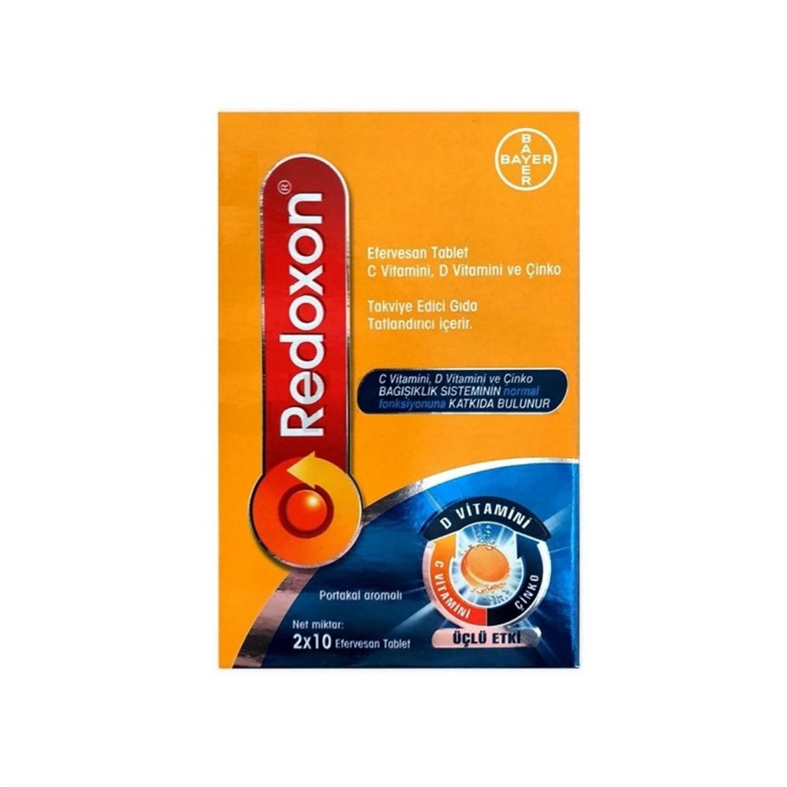 Redoxon 3'lü Etki Efervesan 20 Tablet | Dermoailem.com