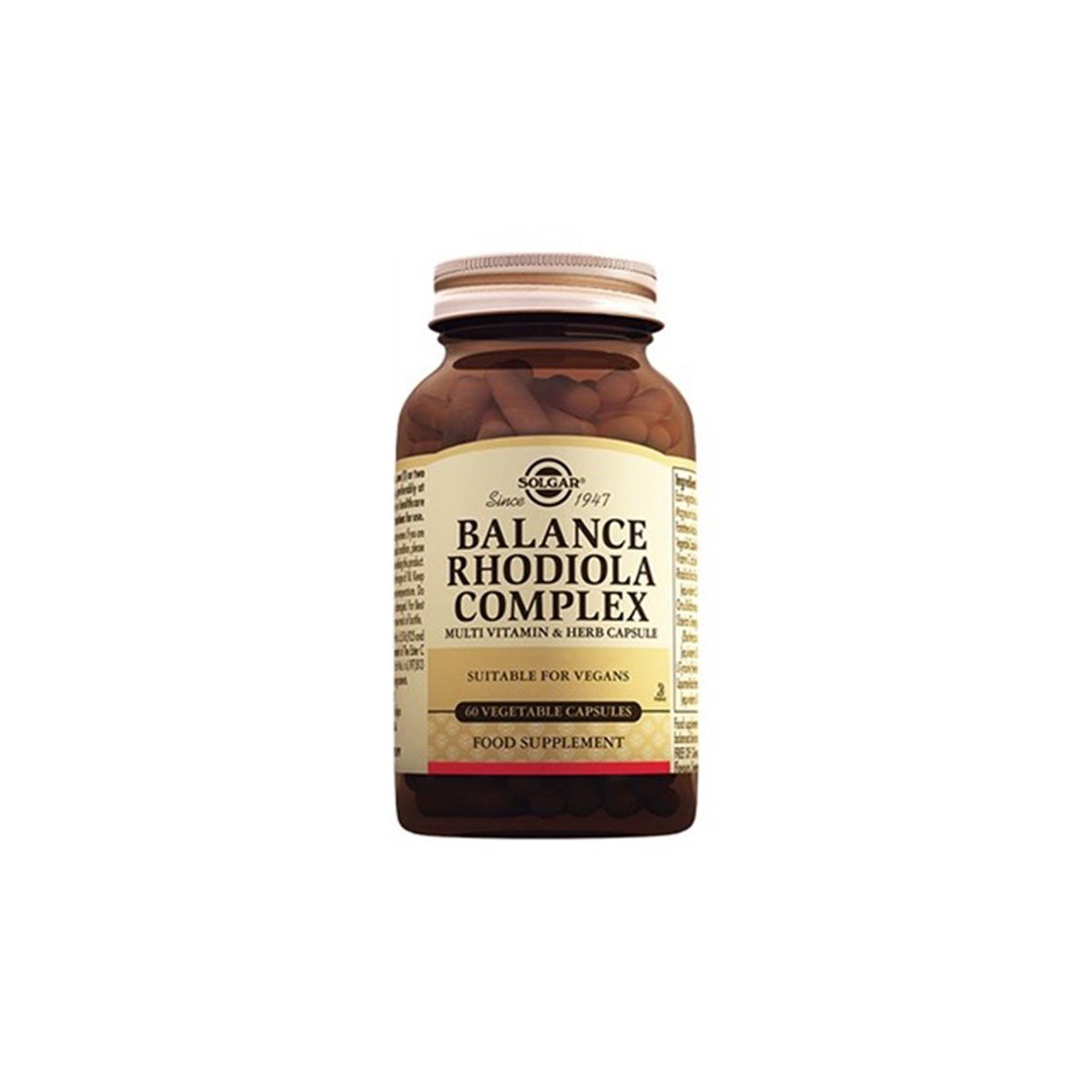 Solgar Balance Rhodiola Complex 60 Kapsül | Dermoailem