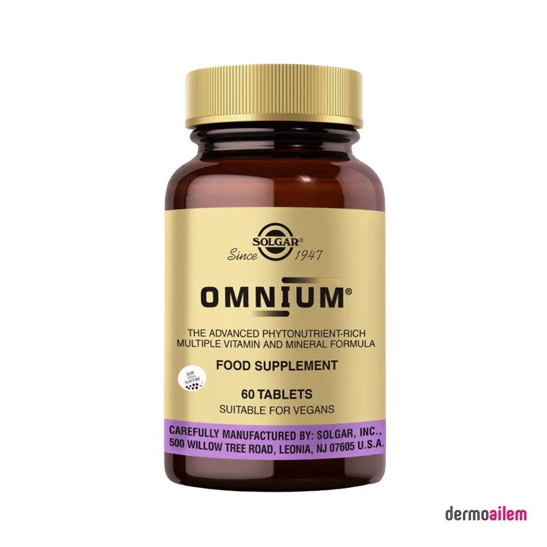 Solgar Omnium 60 Tablet Ürün ve Fiyatları İndirimli | Dermoailem.com