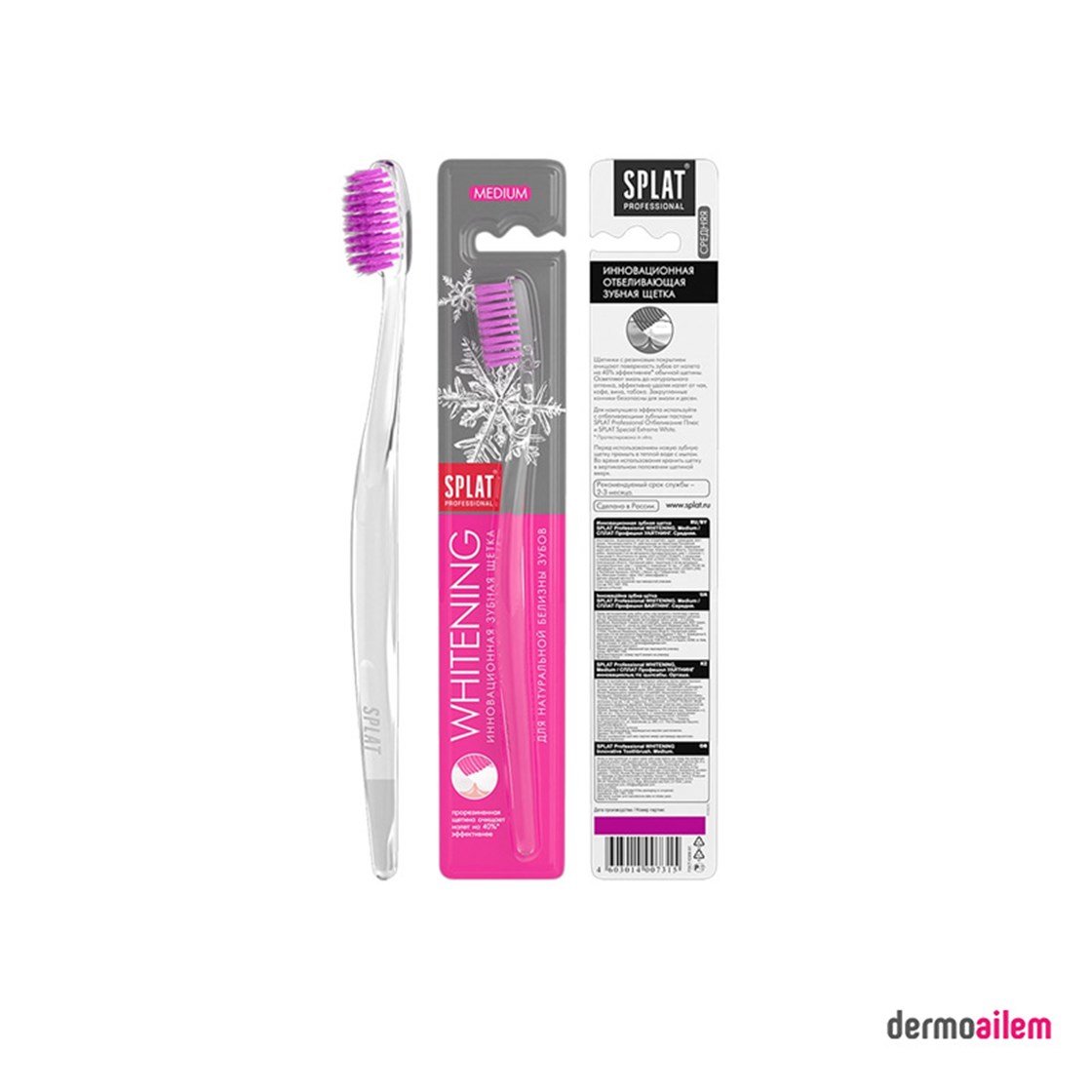 Splat Whitening Medium Diş Fırçası Pembe Fiyatları İndirimli ...