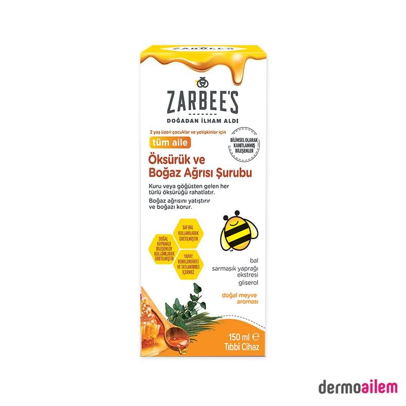 Zarbee's Öksürük ve Boğaz Ağrısı Şurubu Ürünü Fiyatları