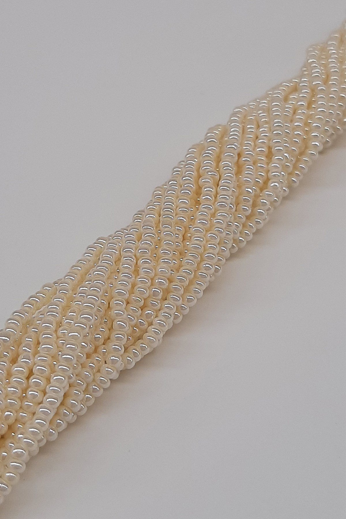 Parlak Krem Dizi Kum Boncuk | Hayalperest