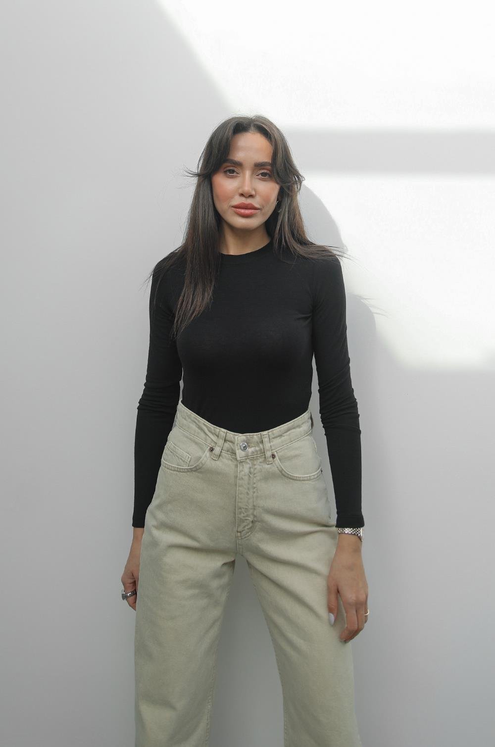 Siyah Örme Body Bluz 199,00 TL