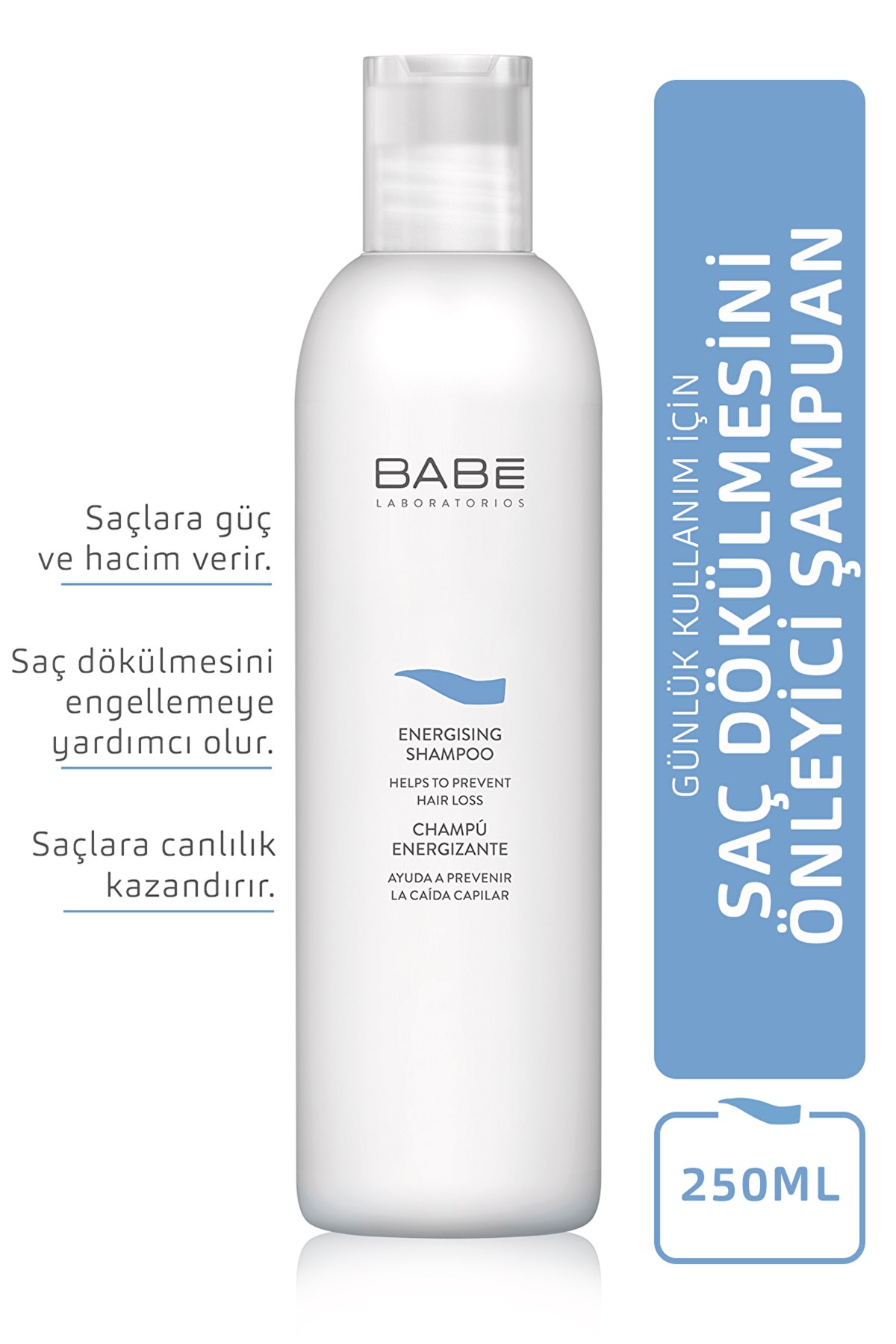 Babe Anti Hair Loss Shampoo 250ml Saç Dökülme Önleyici Şampuan Farma Ucuz