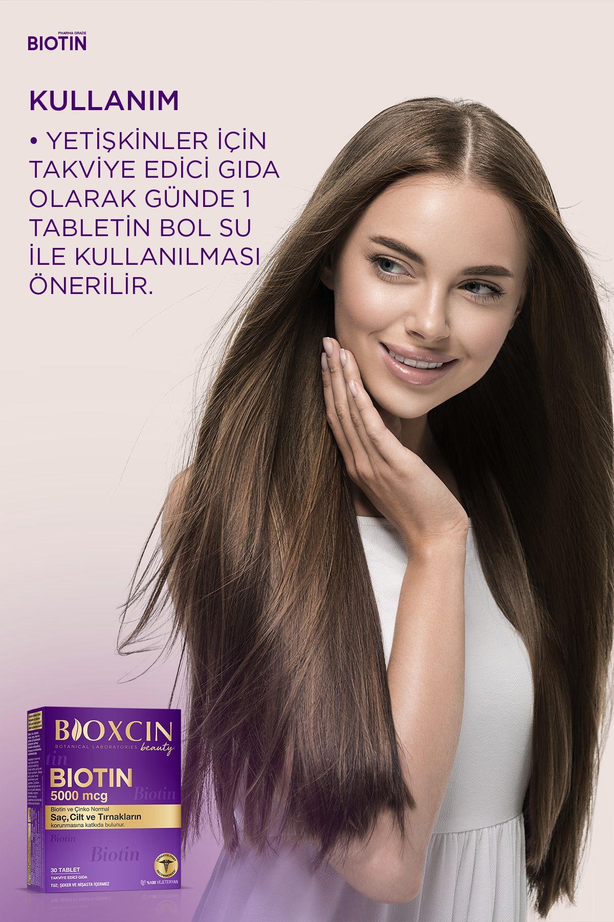 BIOXCIN Biotin 5000 Mcg 30 Tablet 1 Alana 1 Bedava