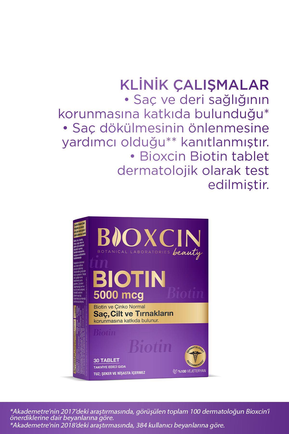 BIOXCIN Biotin 5000 Mcg 30 Tablet 1 Alana 1 Bedava