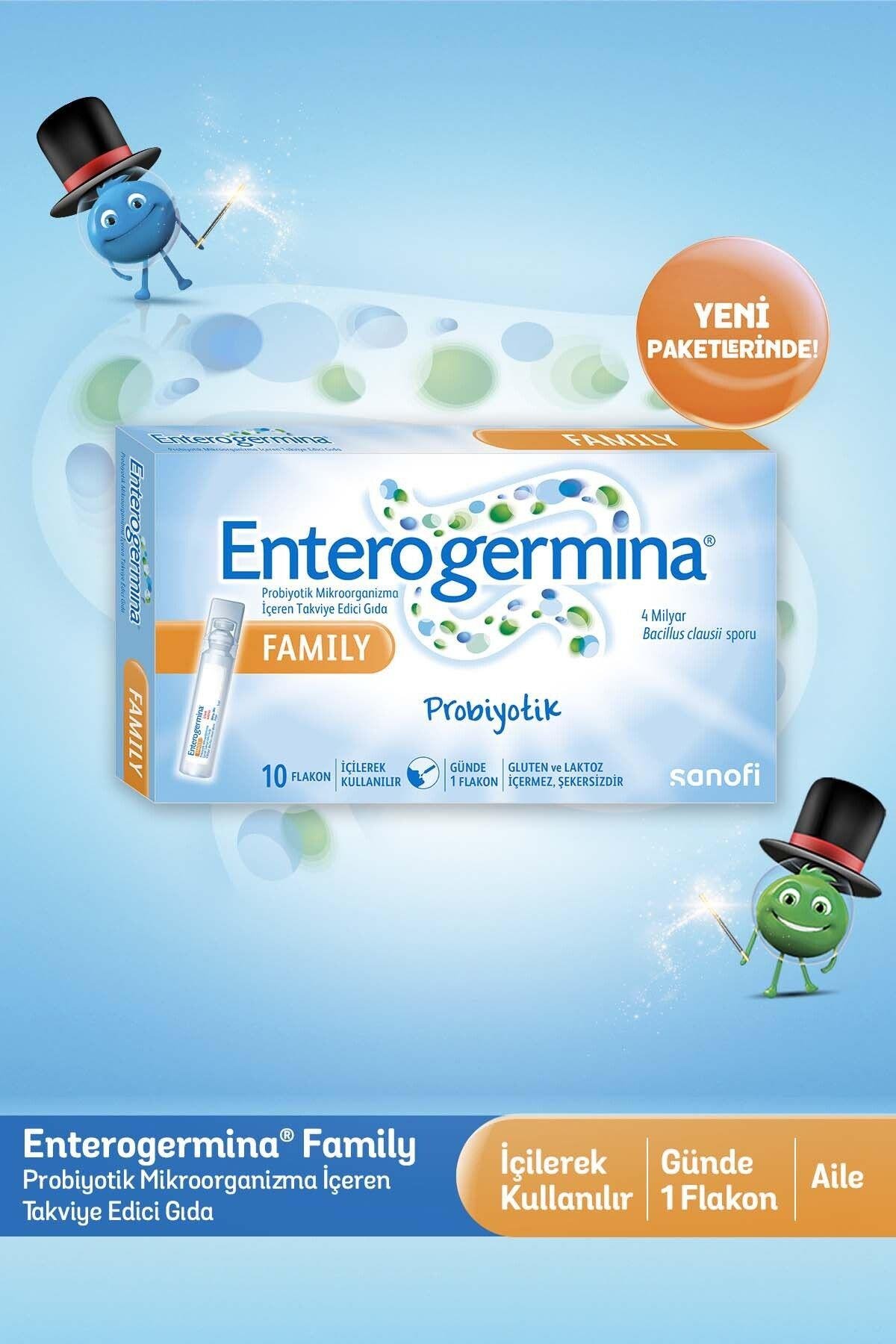 ENTEROGERMINA Family Probiyotik Mikroorganizma İçeren Takviye Edici ...