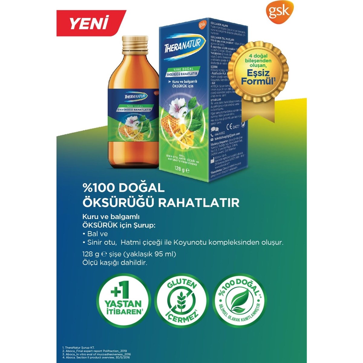 THERANATUR Bitkisel Şurup 128 gr | Farma Ucuz