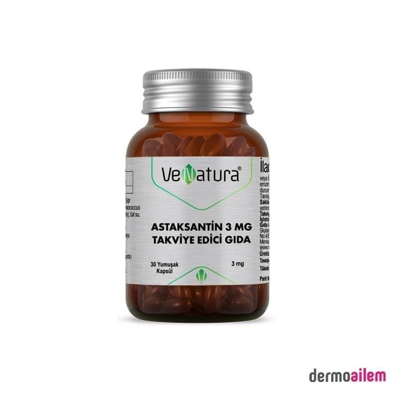 VENATURA Astaksantin 3 mg 30 Kapsül