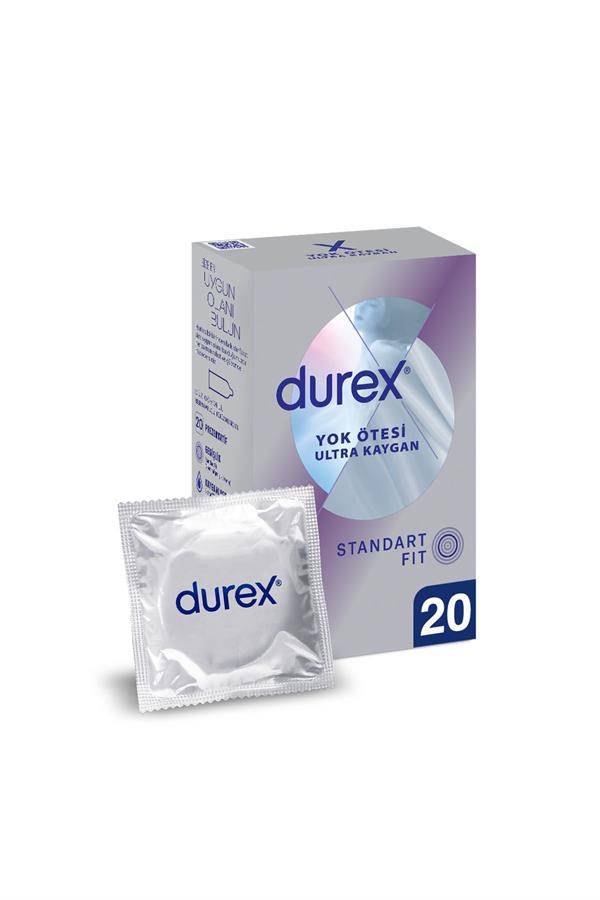 DUREX Prezervatif Yok Ötesi Ultra Kaygan 20'li