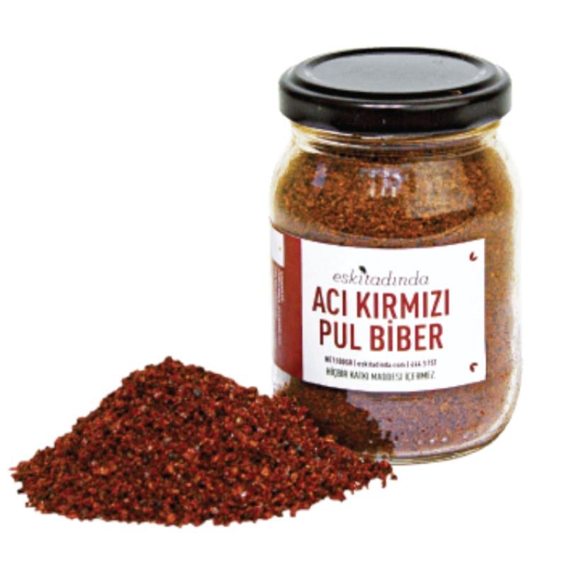 Kırmızı Pul Biber - Acı (100 gr) Eski Tadında