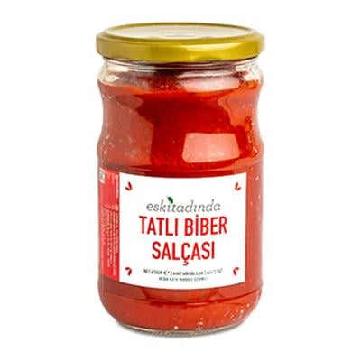 Tatlı Biber Salçası (615 gr) Eski Tadında