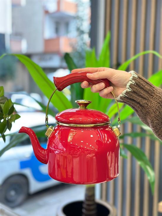 Qualita Fit Bitki Çay Demliği - Kırmızı