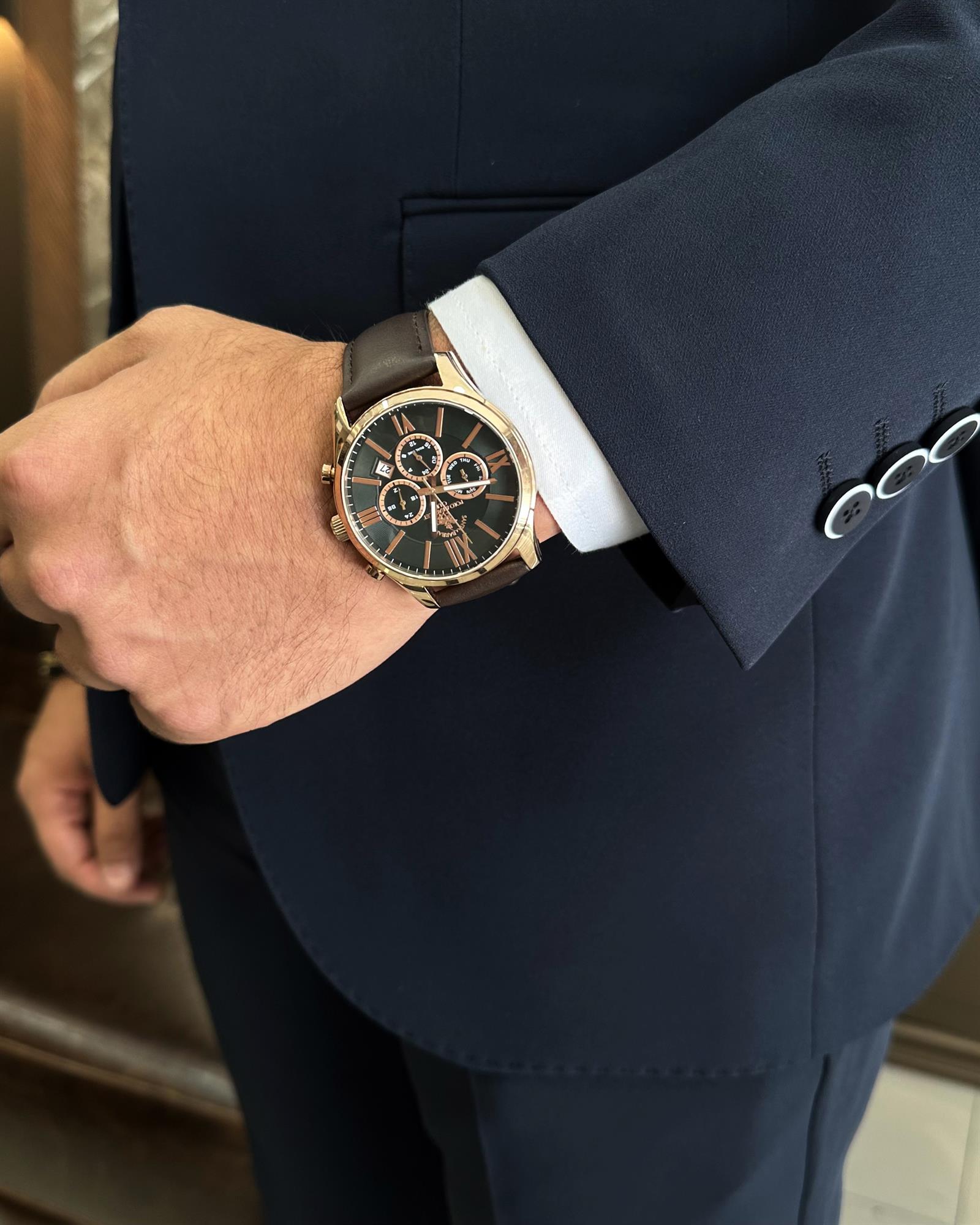 İtalyan stil ceket yelek pantolon takım elbise lacivert T10532