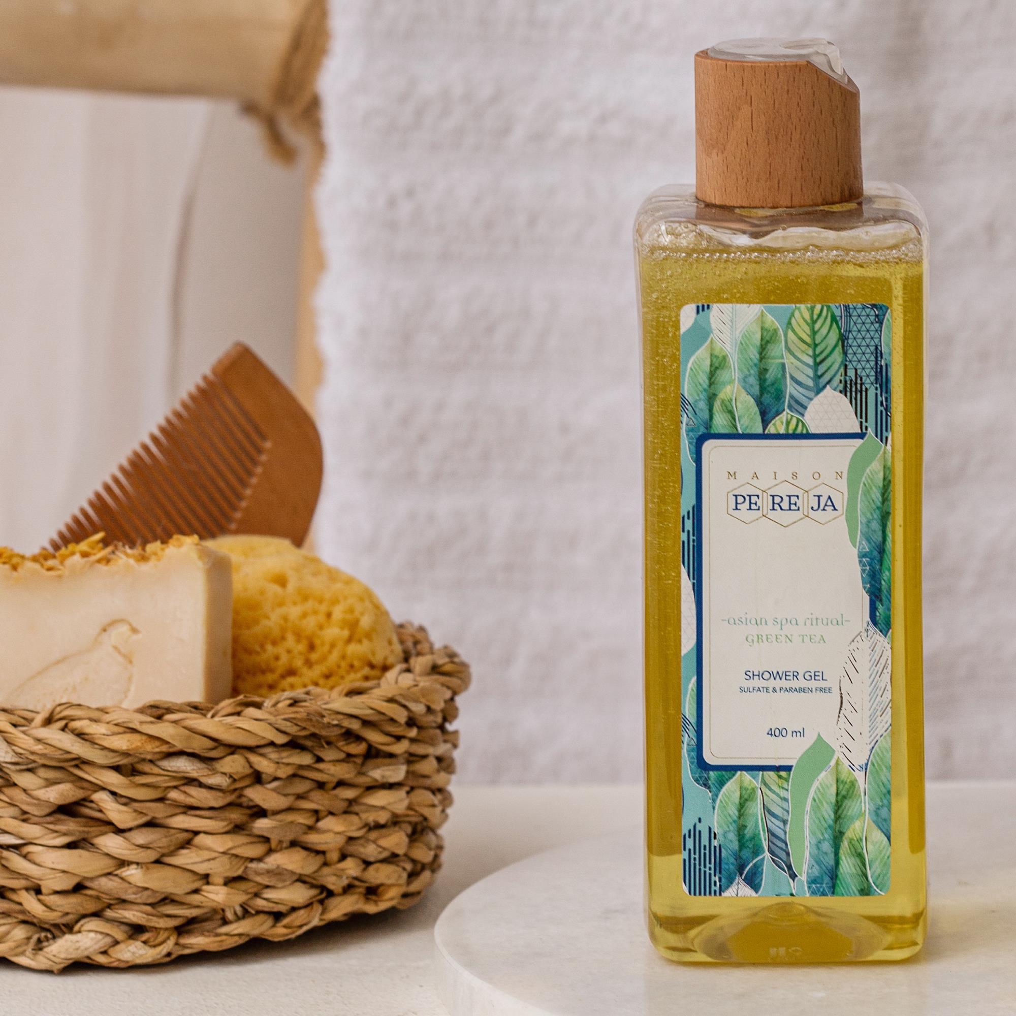 Green Tea Asian Spa Ritual Duş Jeli 400 ml - Maison Pereja