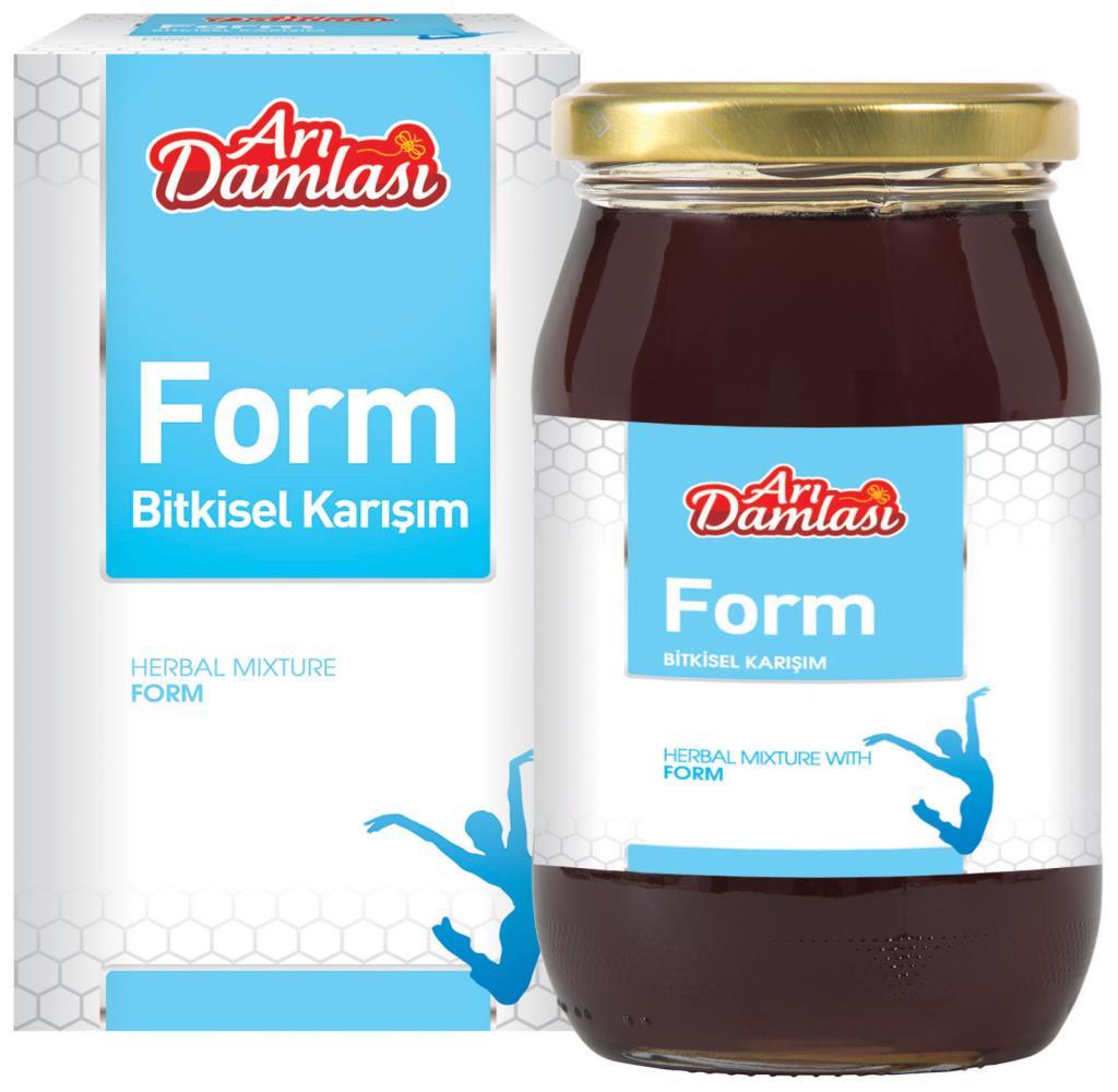 Arı Damlası Form Bitkisel Bitkisel Karışım 460 gr Katkısız %100 Doğal