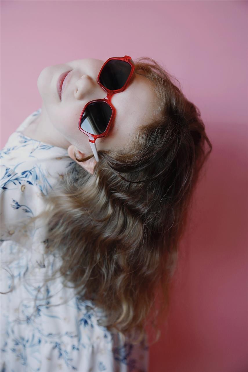 Hank Red Black Kız Çocuk Güneş Gözlüğü