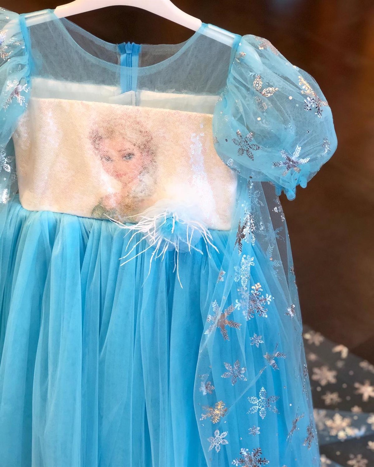 PELERİNLİ ELSA ABİYE – Moona Kids