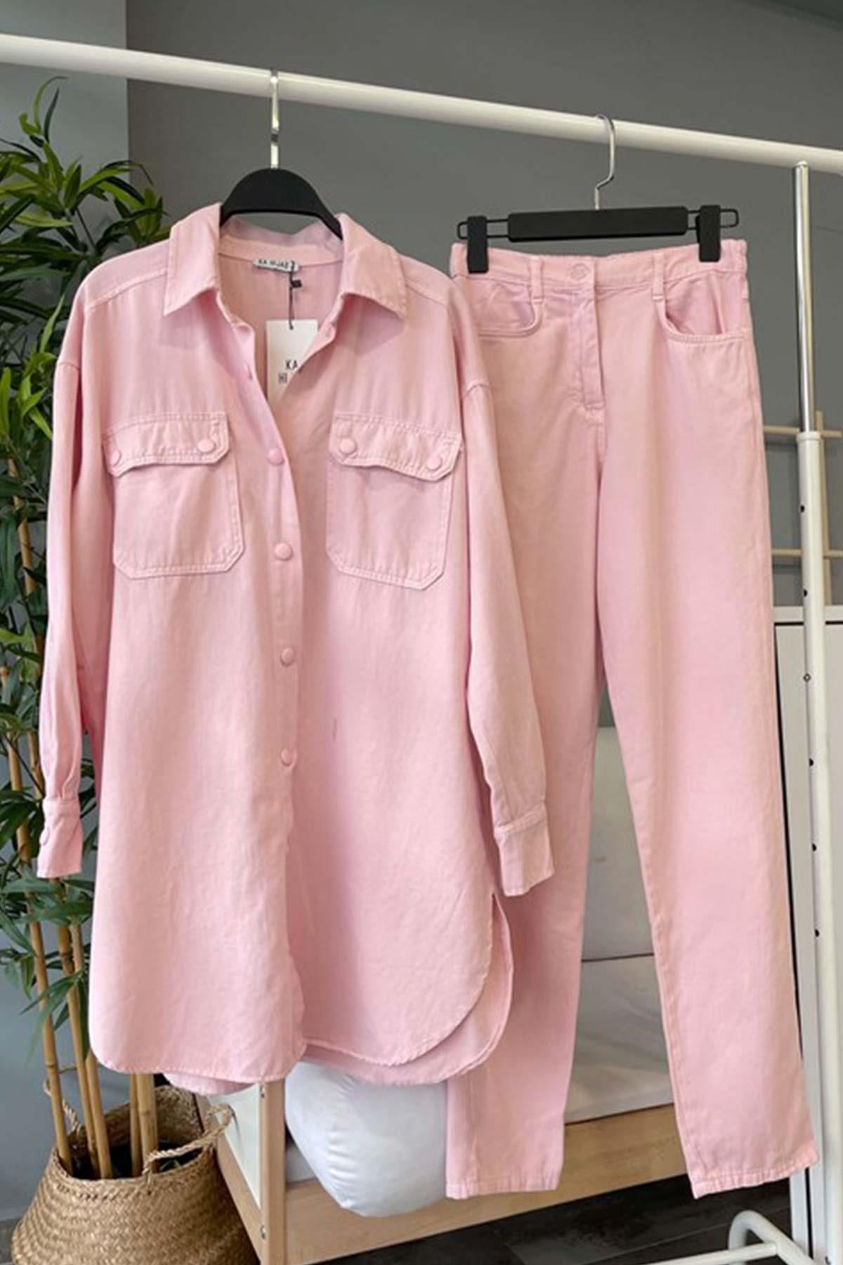 Soft Takım - Pembe | kahijab.com.tr