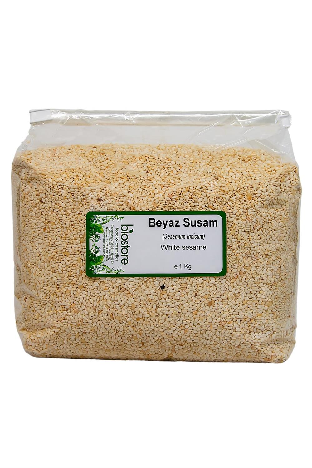 BioStore Beyaz Susam 1 Kg - Doğal ve Besleyici | Bio Store