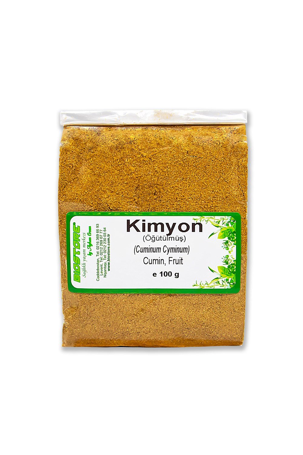 BioStore Öğütülmüş Kimyon 100 G | Taze ve Doğal Kimyon Tozu | Bio Store