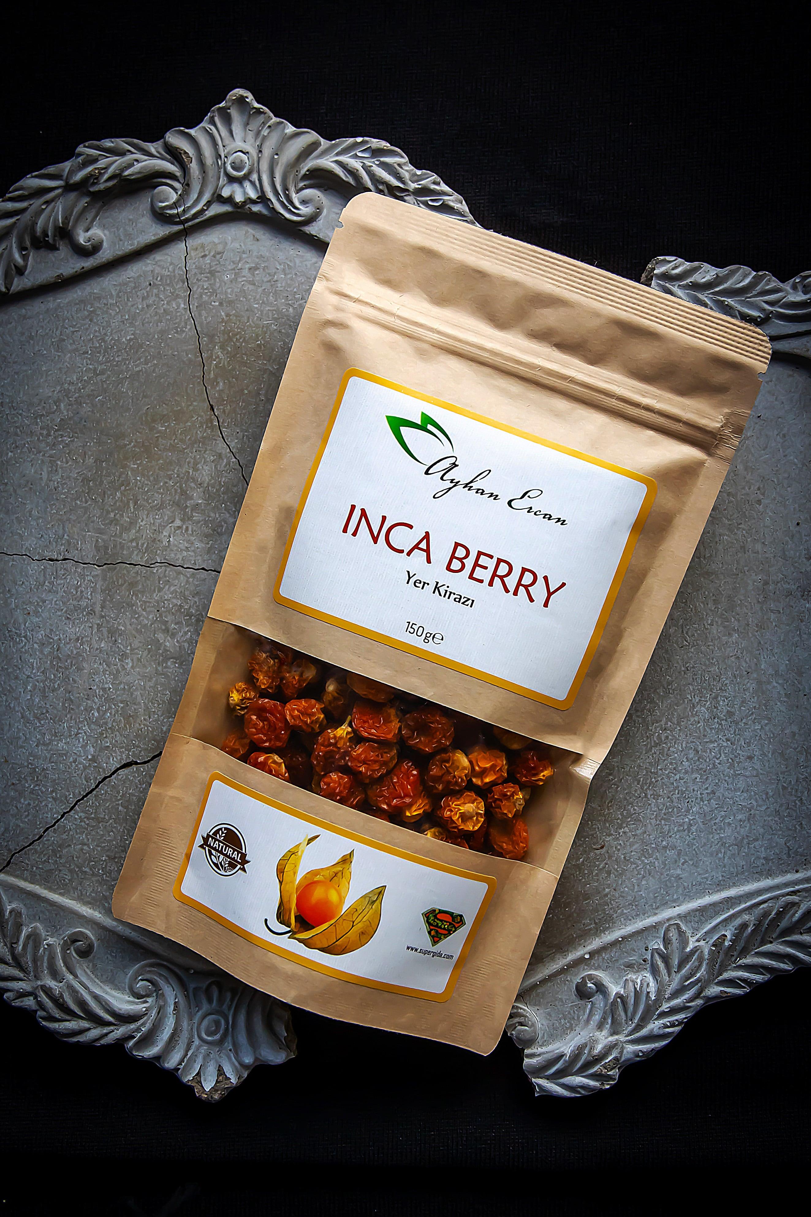 Ayhan Ercan Inca Berry Altın Çilek Kurusu 150 G | Doğal Atıştırmalık ...