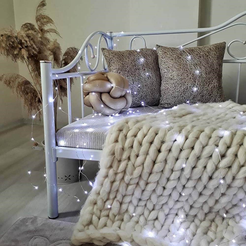 2|3|5|10 metre Led Işıklı Peri Tel | Dekoratif Bakır Tel