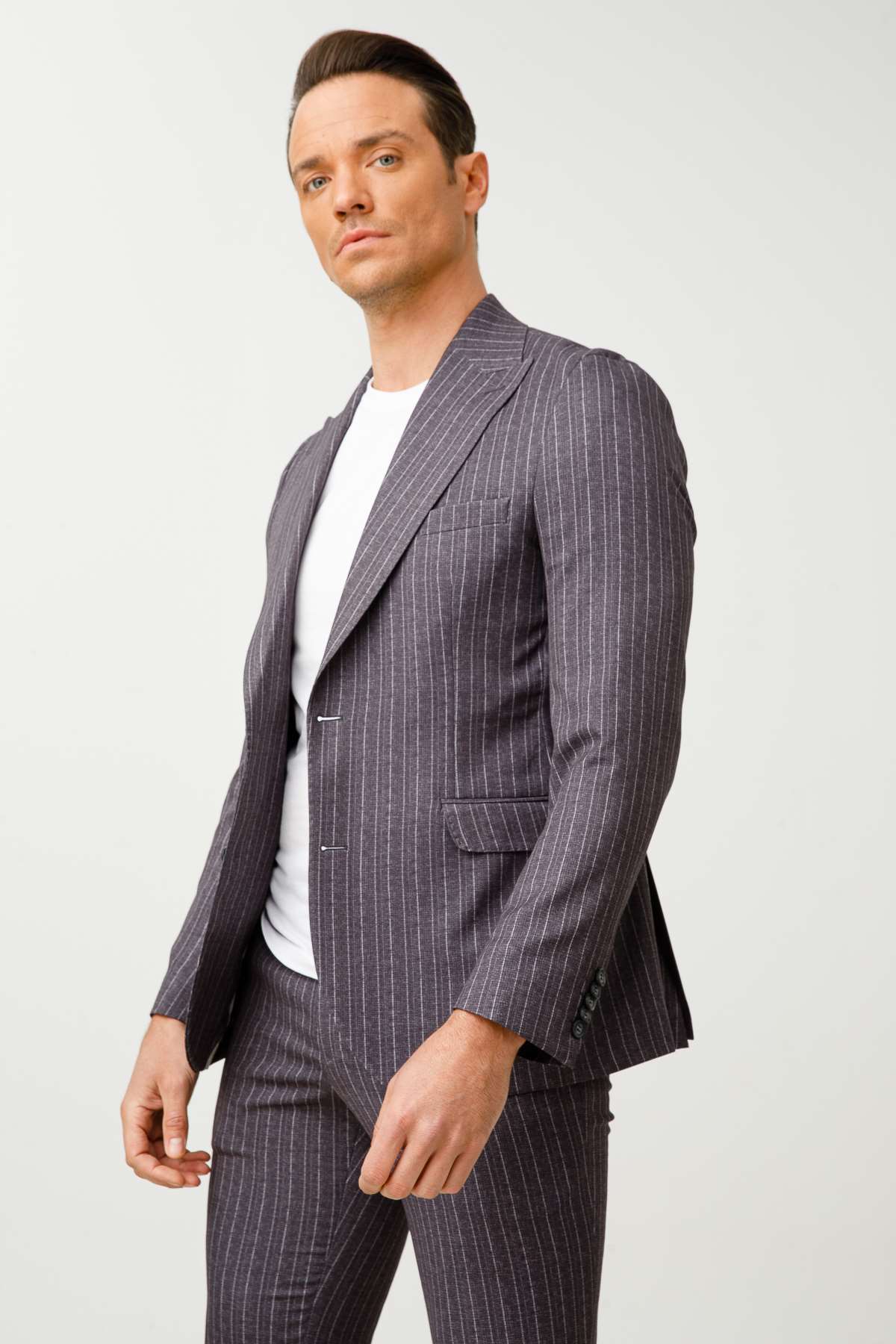 ERKEK ANTRASİT SLIM FIT / DAR KALIP STD TAKIM ELBİSE