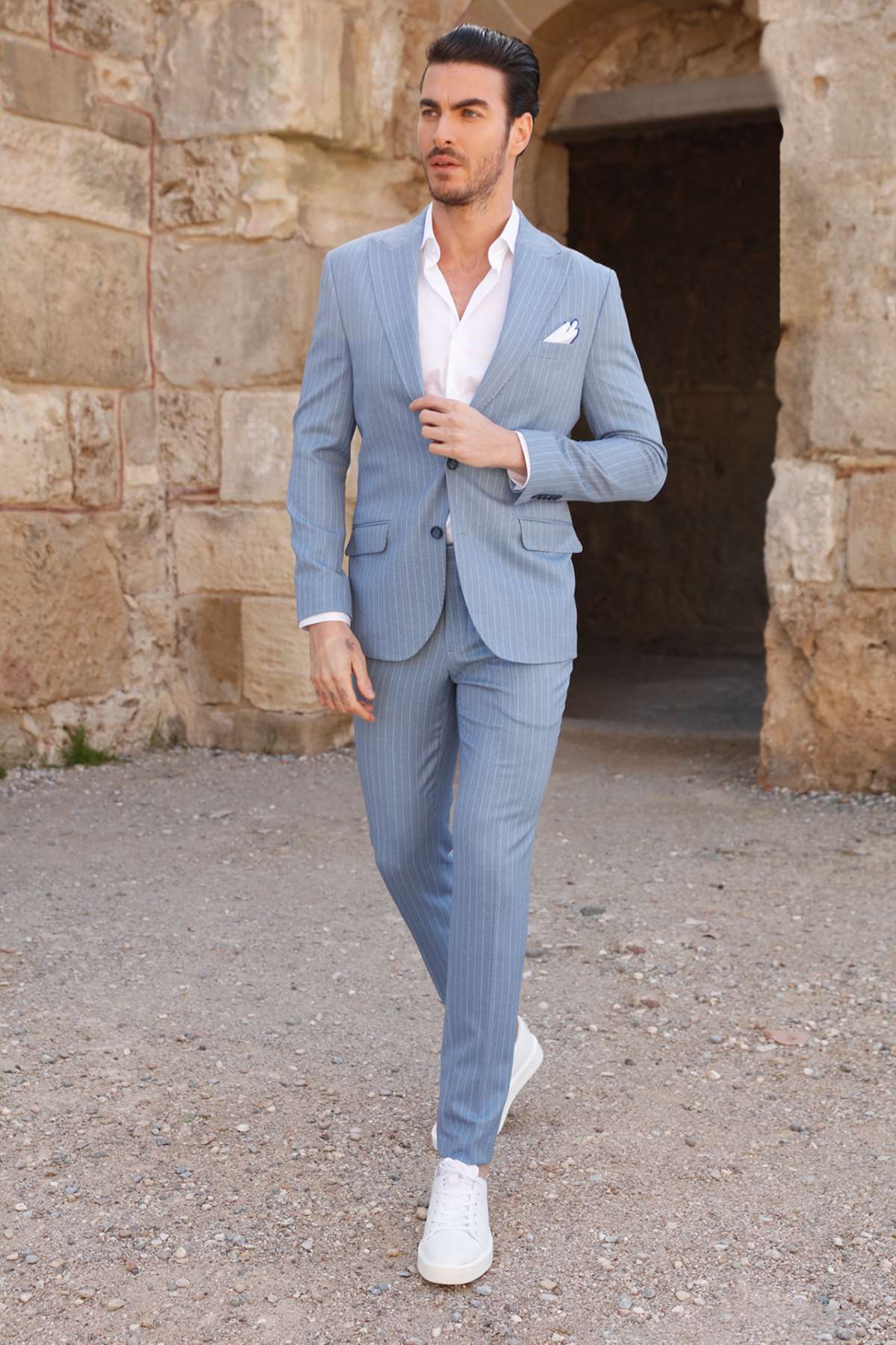 ERKEK MAVİ SLIM FIT / DAR KALIP STD TAKIM ELBİSE - İGS Online