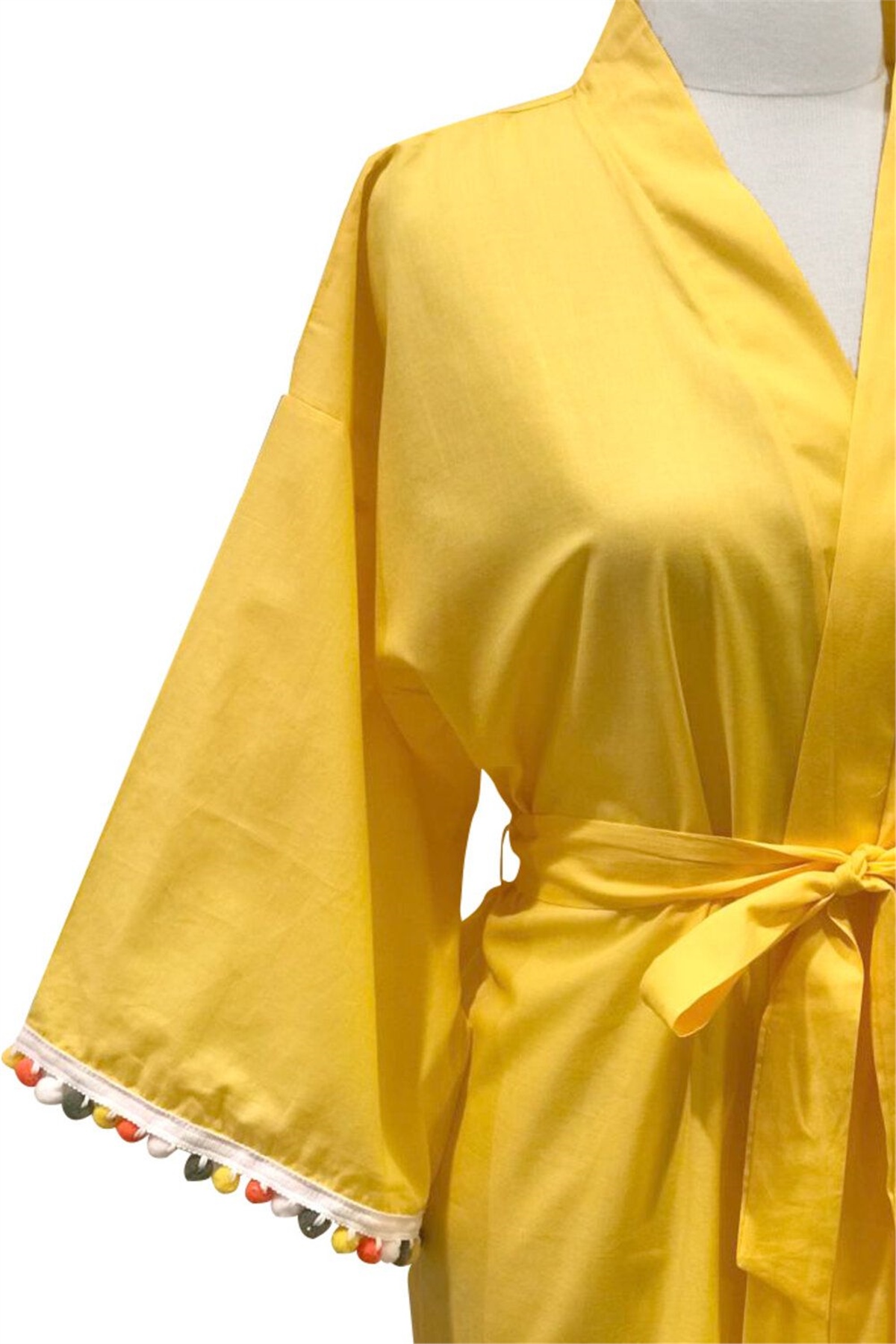 Magic Form 39919 Kadın Sarı Poplin Pareo | Burdagel.com