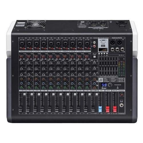 DJ PRO 812P 12 KANALLI 2x450 WATT 99 EFEKTLİ ANFİLİ MİKSER