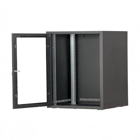 SETRACK 19'' 7U 600X600 DUVAR TİPİ RACK KABİNET+SABİT RAF+2Lİ FAN MODÜLÜ+6LI GRUP PRİZ