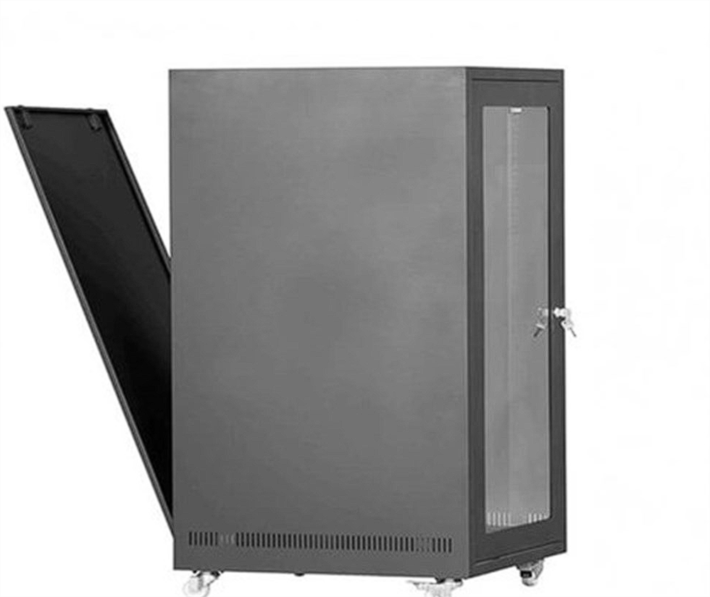 SETRACK 42U 600X1000 TEKERLEKLİ CAMLI RACK KABİNET