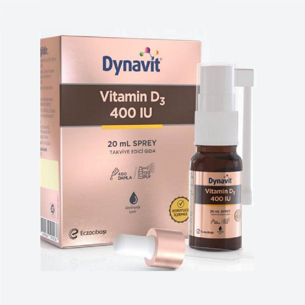 Dynavit Vitamin D3 400 IU Sprey 20 ml