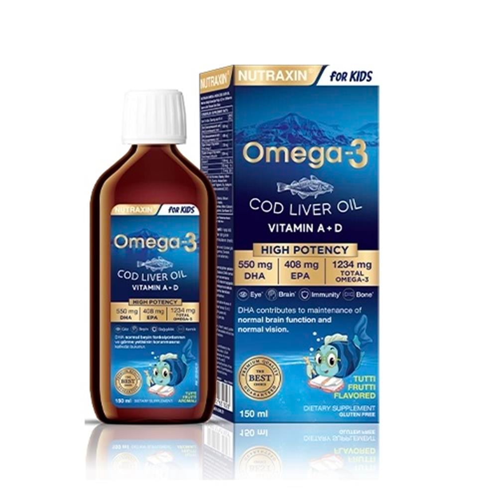 Nutraxin Omega-3 for Kids Balık Yağı 150 ml