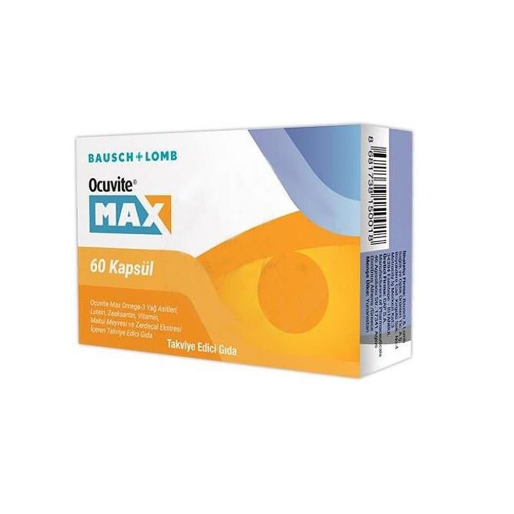 Ocuvite MAX 60 Kapsül Takviye Edici Gıda