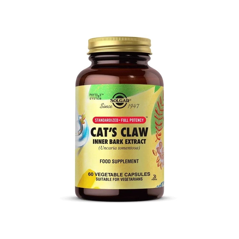 Solgar Cats Claw Inner Bark Extract 60 Tablets
