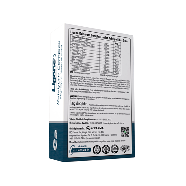 Ligone Kalsiyum Complex 60 Tablet