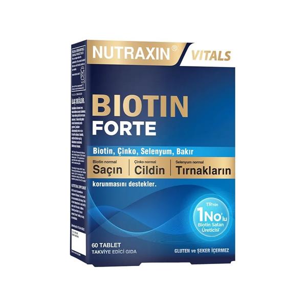 Nutraxin Biotin Forte 60 Tablet | Hair, Skin & Nails