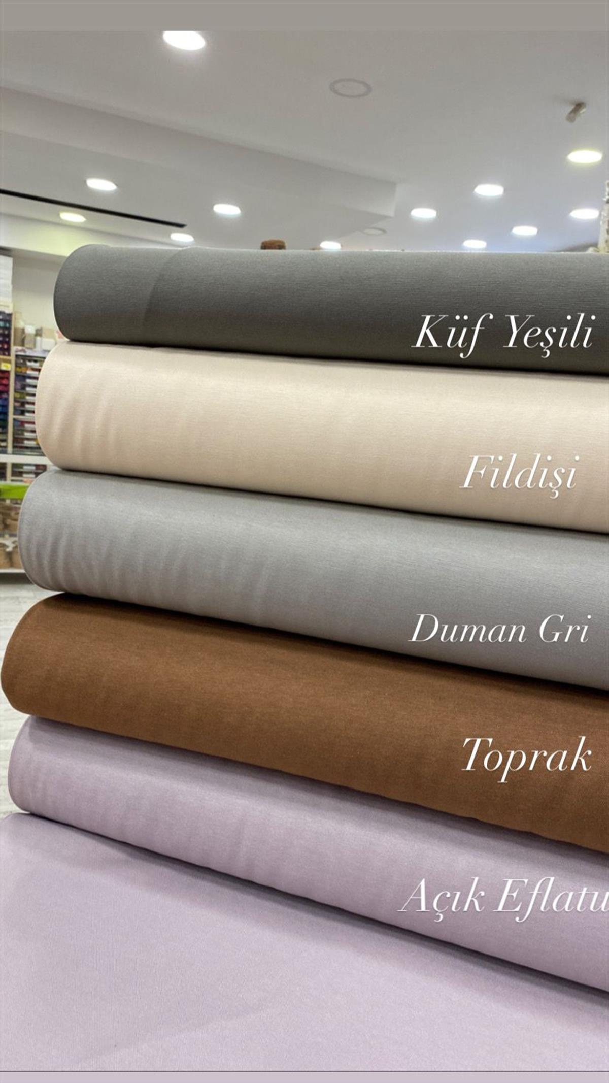 Düz Renk Duck Keteni - Duygu Kumaş