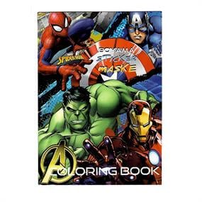 Avengers Boyama Kitabı (Çıkartma+Maskeli)