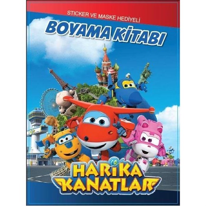 Harika Kanatlar Boyama Kitabı (Sticker+Maskeli) En Uygun Fiyata