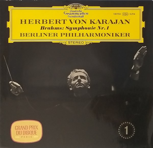 BRAHMS, HERBERT VON KARAJAN, BERLINER PHILHARMONIKER - SYMPHONIE NR. 1 C-MOLL OP. 68