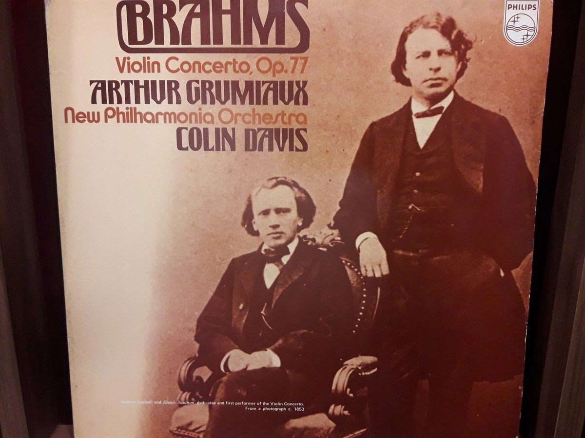 Johannes Brahms, Arthur Grumiaux, New Philharmonia Orchestra, Sir Colin Davis ‎– Violin Concerto ...