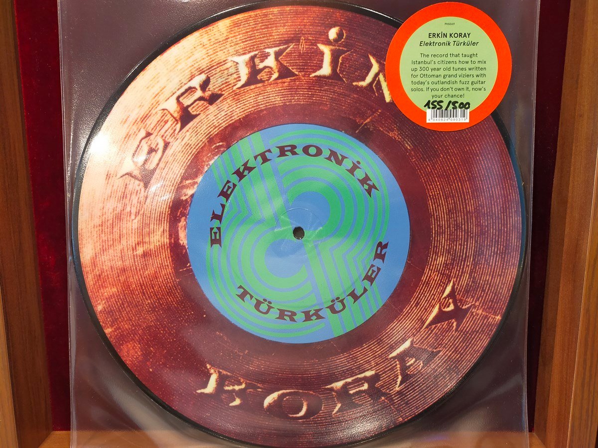 ERKİN KORAY - ELEKTRONİK TÜRKÜLER (PICTURE DISC NUMARALI NO: 155 / 500)
