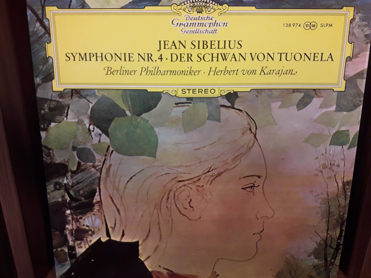 Jean Sibelius, Berliner Philharmoniker ∙ Herbert von Karajan ‎– Symphonie Nr. 4 ∙ Der Schwan Von ...